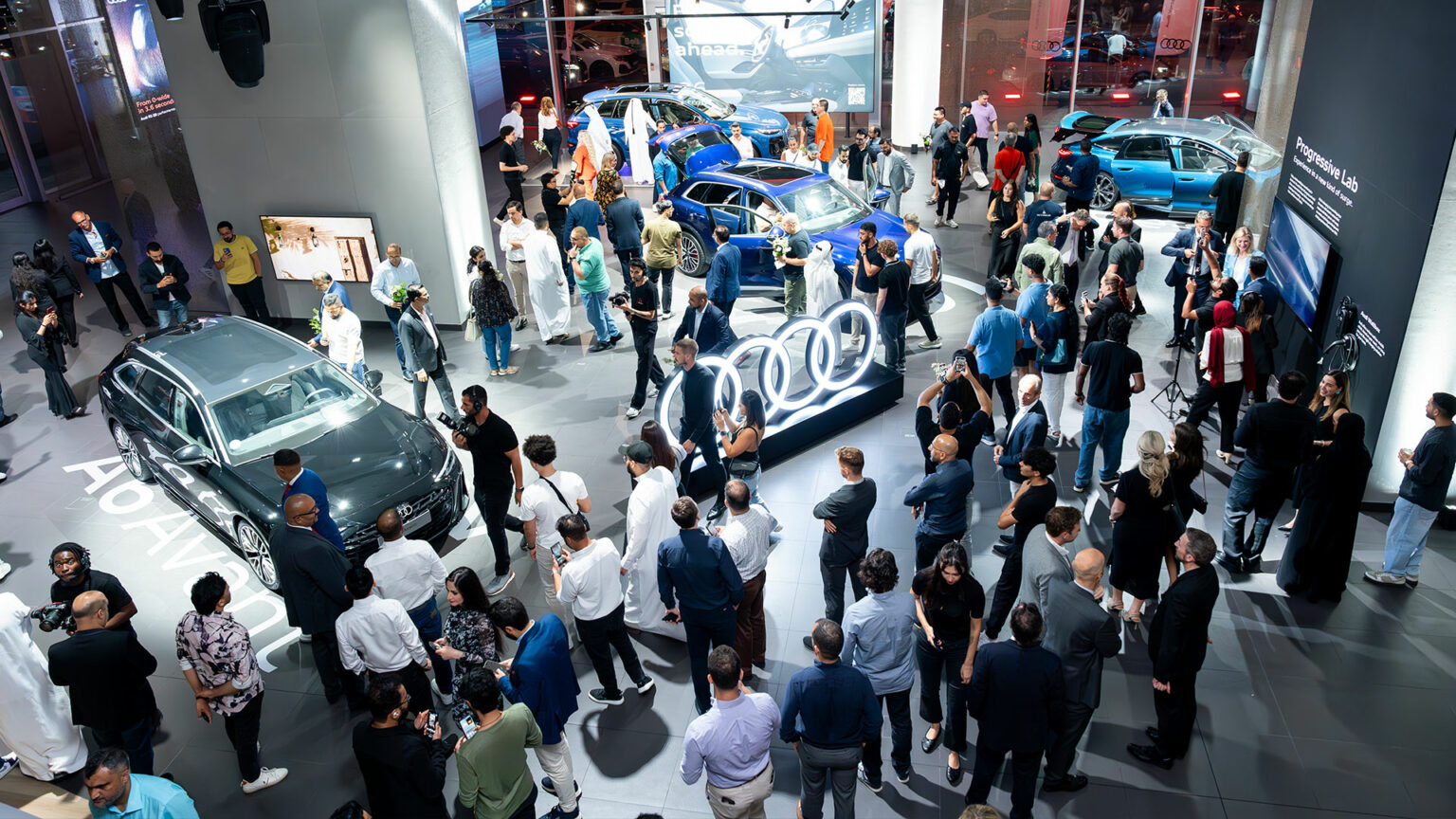Step into the Audi Progressive Retail Concept Showroom