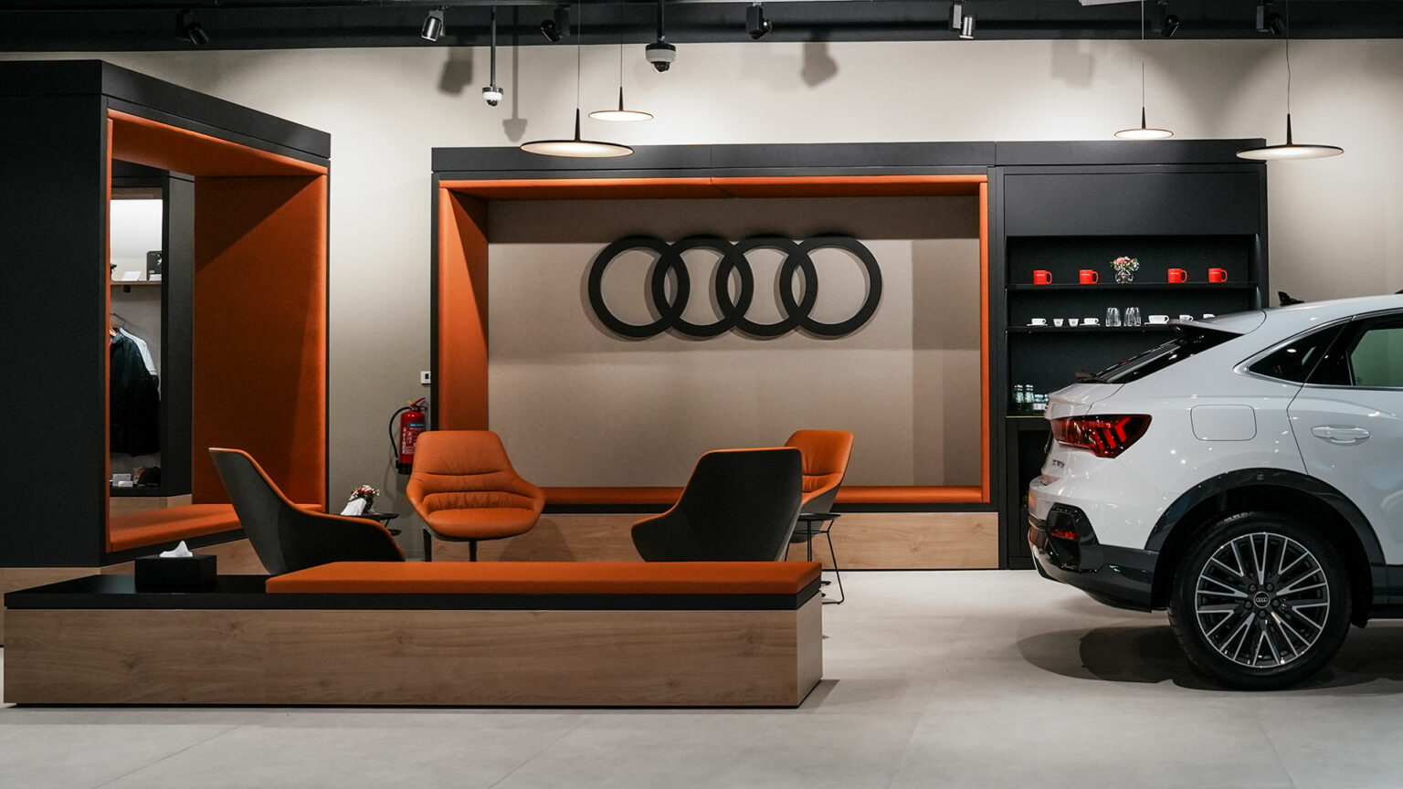 Step into the Audi Progressive Retail Concept Showroom