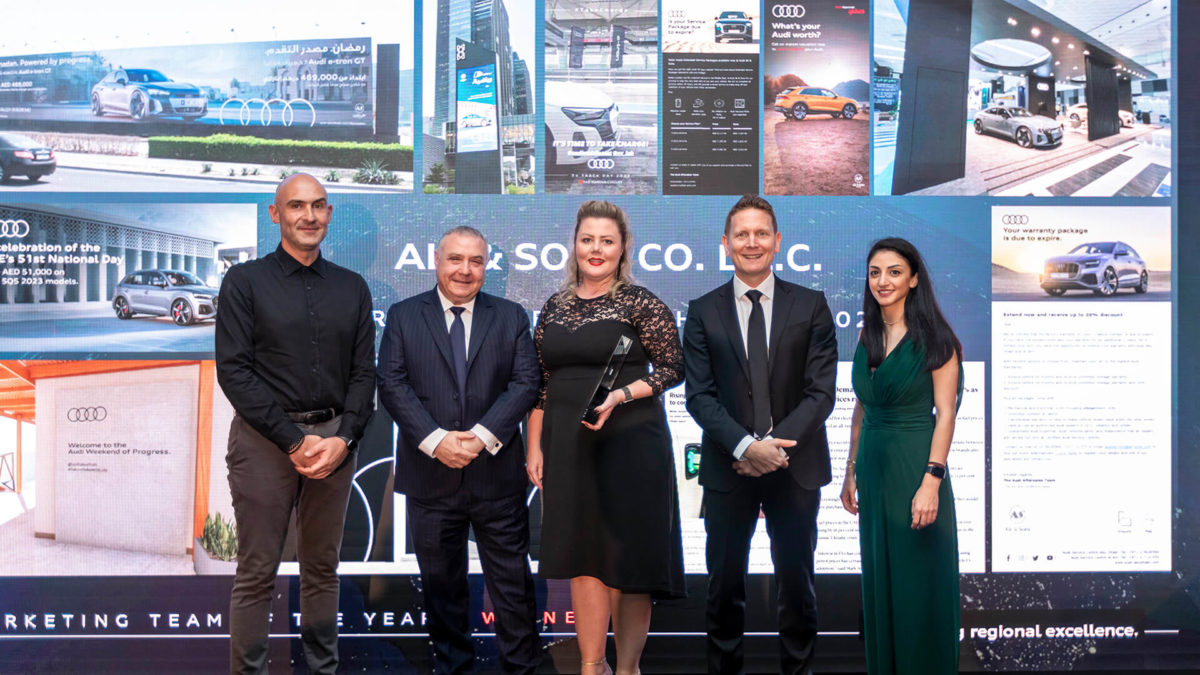 Audi Middle East Dealer of the Year 2022 Award